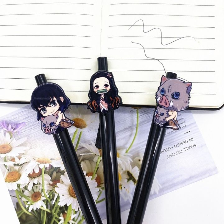 Demon Slayer Kimetsu no Yaiba Anime Gel Pen stationery Student Writing ...
