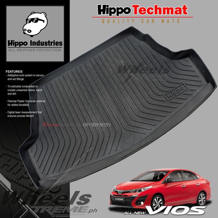 Toyota Vios 2015-2024 Cargo / Trunk Tray Only Hippo Techmat version 2 ...
