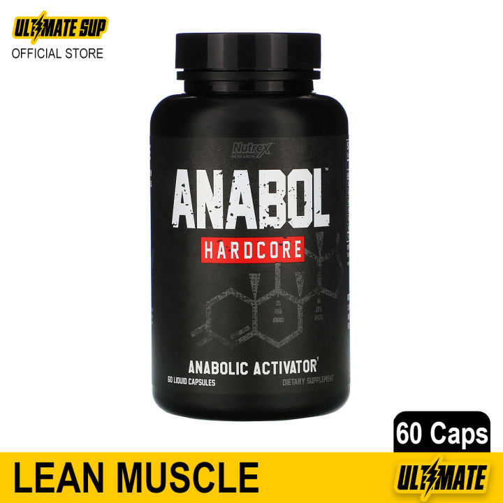 Nutrex Research Anabol Hardcore To Build Muscle, Anabolic Activator, 60 ...