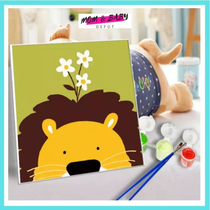 Paint by Number Kit for Kids with Frame and Box | Lazada PH