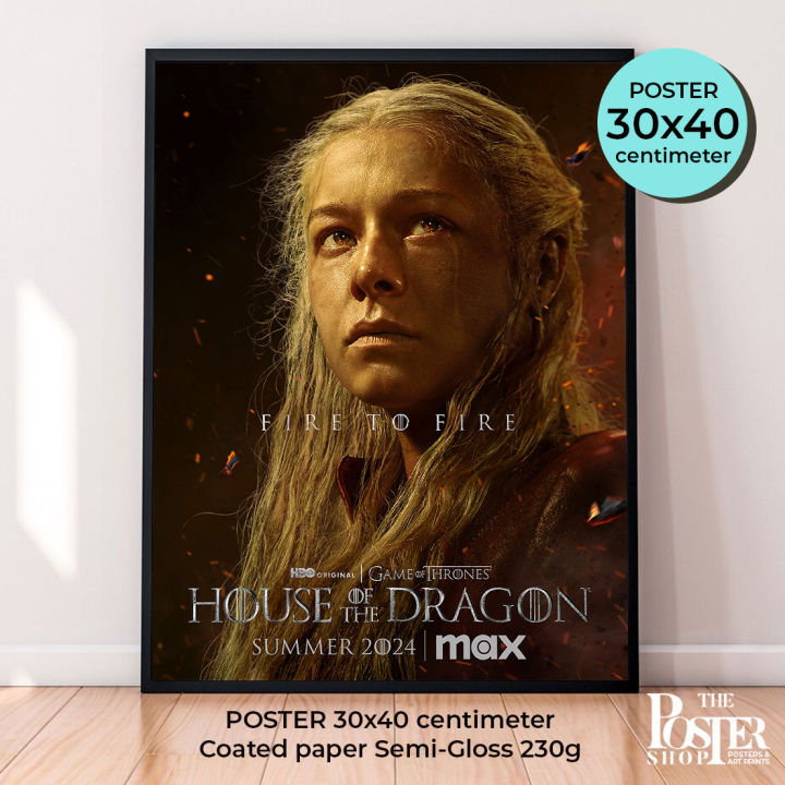 House of the Dragon SS2 Poster โปสเตอร์ซีรีย์แห่งปี ศึกสายเลือดมังกร ...