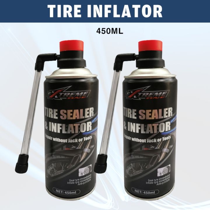 MOTORCYCLE EXTREME ONE TIRE INFLATOR 450ML | Lazada PH