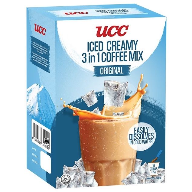 UCC Iced Creamy 3 in 1 Coffee Mix - ORIGINAL (10 sticks x 25g) | Lazada PH