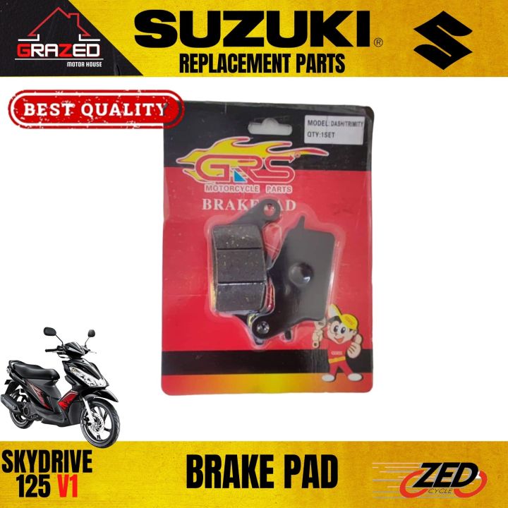 BRAKE PAD for Suzuki Skydrive Carb and FI, Dash, Trinity (Replacement ...
