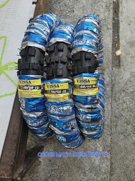 Ban Matic Cross Ukuran 90/90 Ring 14 Cocok untuk Motor Beat Vario Mio ...