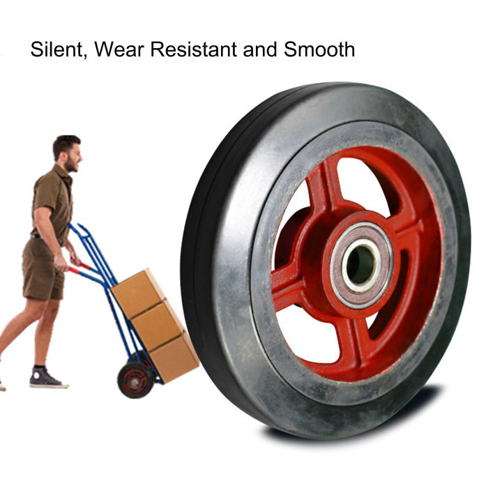 6/8/10/12 inch Wheels For Heavy Cart Set Heavy Duty Push Cart Wheels ...