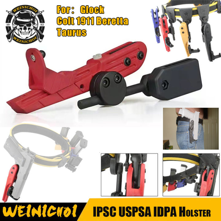 WNC IPSC USPSA IDPA Tactical Quick Draw Right Hand Ho/lster Fits 1.5 ...