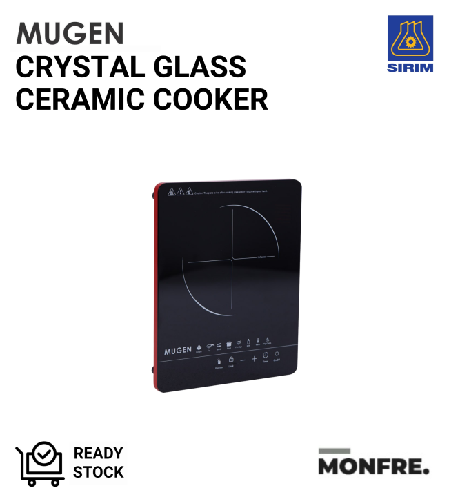 MUGEN Crystal Glass Ceramic Infrared Cooker, MUGEN Tempered Glass ...