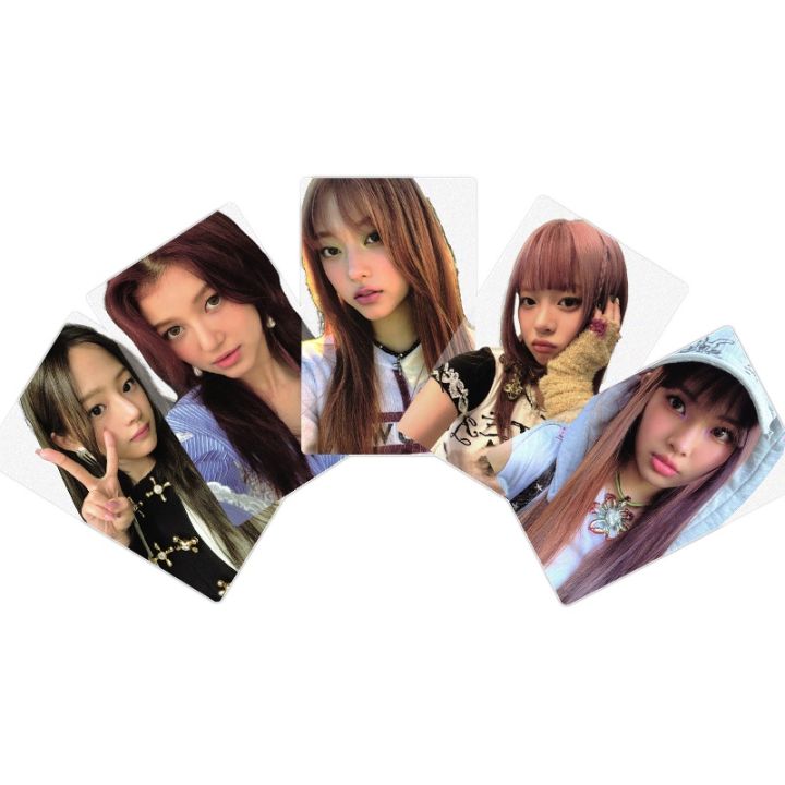 Kpop NewJeans Danielle Haerin Hanni Hyein Minji Photocards School ID ...