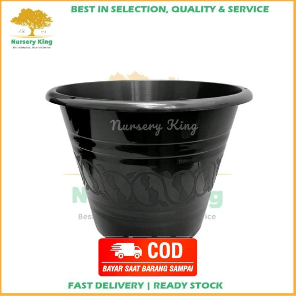 Baba Biodegradable Flower Plastic Pot TN-3469-B & TN-3471-A Pasu ...