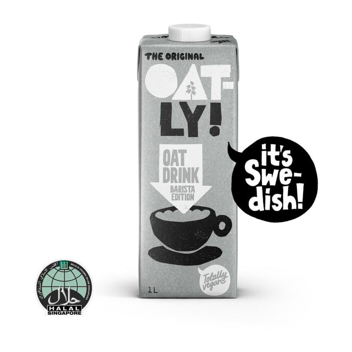 Oatly Dairy Free Foamable Barista Edition Oat Milk Drink 1L | Lazada ...