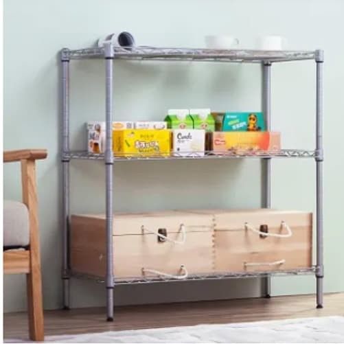 Krisbow Rak Besi Penyimpanan Serbaguna 3 Tingkat Wire Shelving 3 Tier ...