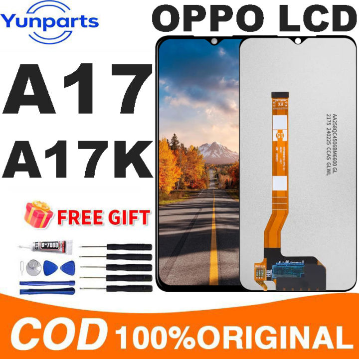 Original LCD For OPPO A17 A17K CPH2477 CPH2471 Display Touch Screen ...