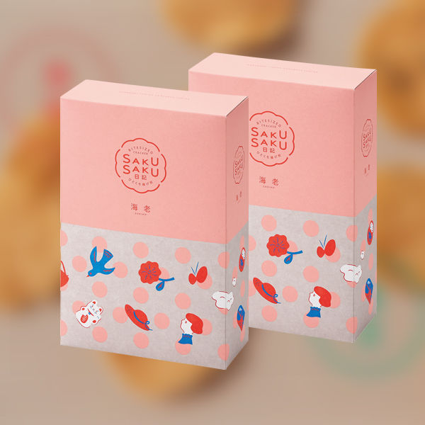 BANKAKU OFFICIAL Sakusaku Nikki Prawn Crackers 6packsx2 | Lazada Singapore