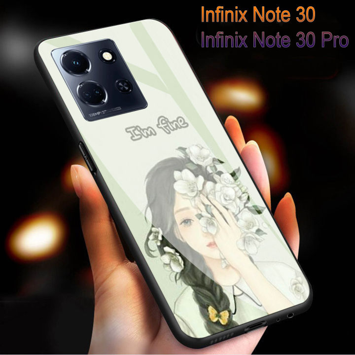INFINIX NOTE 30 / 30 PRO - Softcase Glass Kaca - Casing Handphone ...
