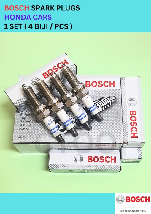 100% GENUINE BOSCH Spark Plug for Honda HRV / Civic FB / Civic FC 1.8 ...