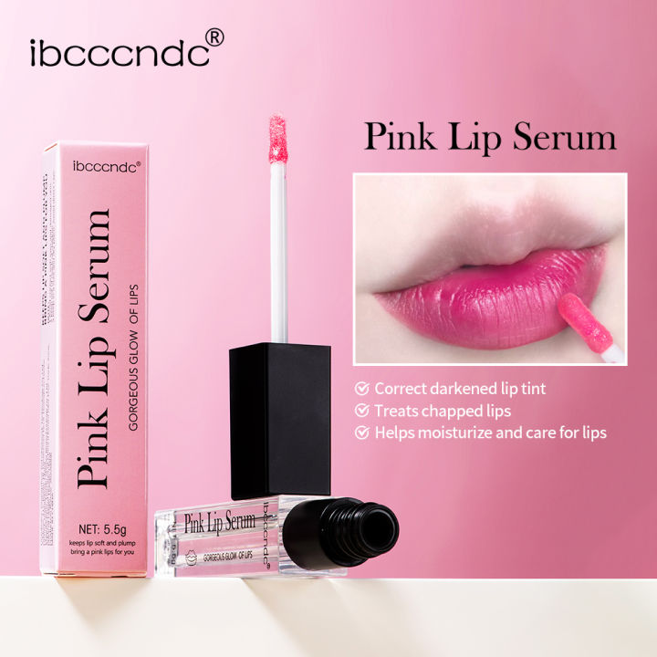 Ibcccndc Pink Lip Care Serum Repair Lip Balm Lips And Cheeks Moisturizing Dry Crack Peeling Lip