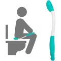 Toilet Aids for Wiping,Long Reach Bottom Buddy Wiping Aid for Toileting ...