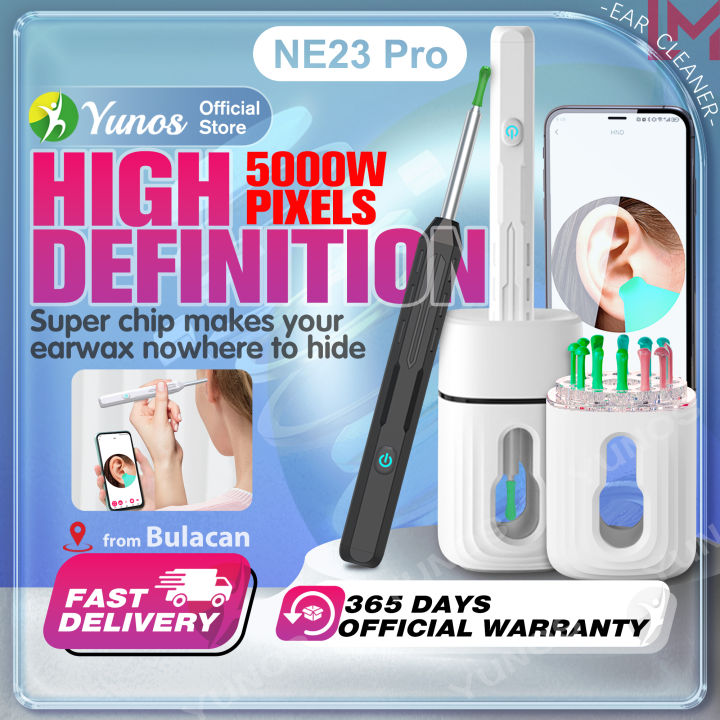 【NE23 Pro】Ear Cleaner with Light Camera 5000W Pixel Ear Wax Remover ...
