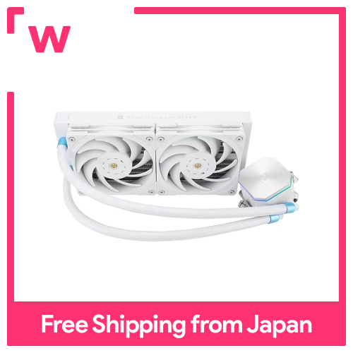 THERMALRIGHT Frozen Edge 240 White Liquid CPU Water Cooler with PWM Fan ...