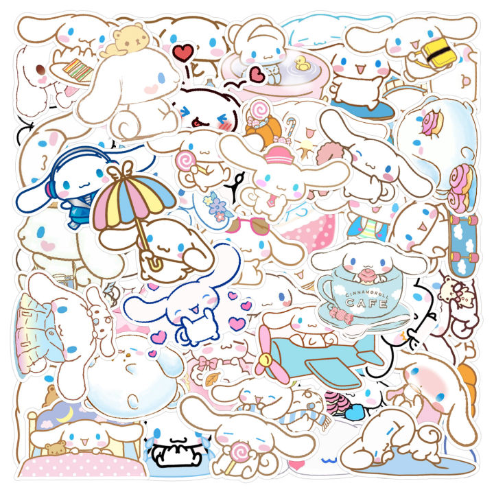 50pcs Cinnamoroll sticker set Waterproof Removable phone luggage laptop ...