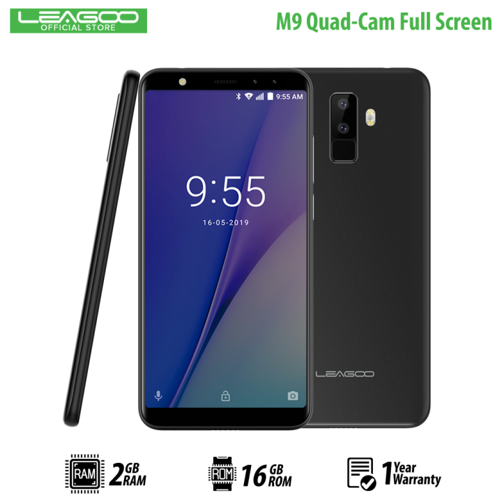 LEAGOO M9 5.5” 3G Android 7.0 2GB RAM 16GB ROM MTK6580A Quad Core ...