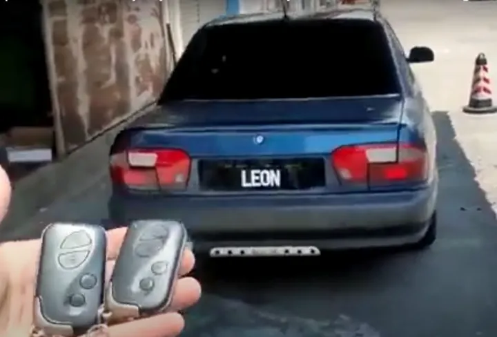 Leon Proton Wira PKE Fully Keyless Entry Intelligent Smart Alarm System ...