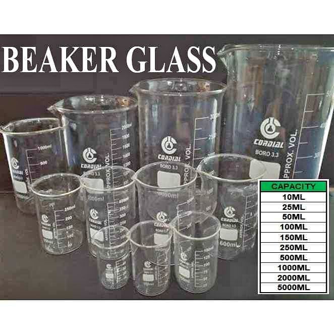 BEAKER GLASS BOROSILICATE | Lazada PH