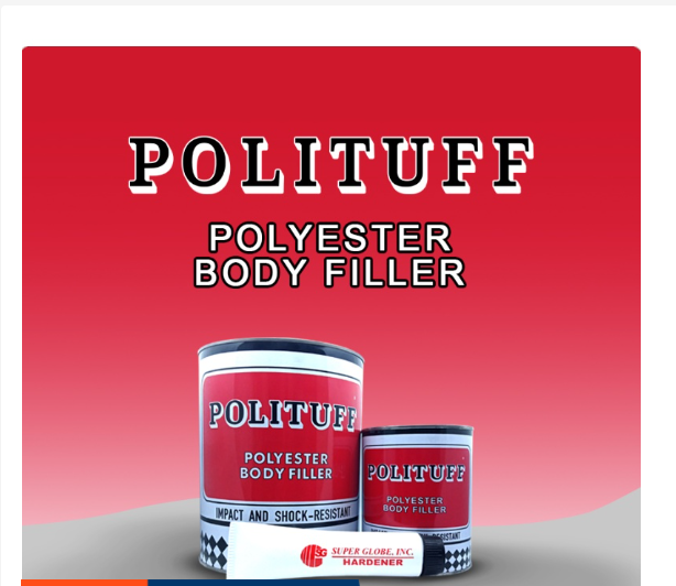 Polituff Polyester Body Filler with Hardener - 1L-4L | Lazada PH