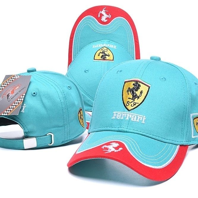 Ferrari Car Hat F1 Racing Men and Women Baseball Cap Car Fashion ...