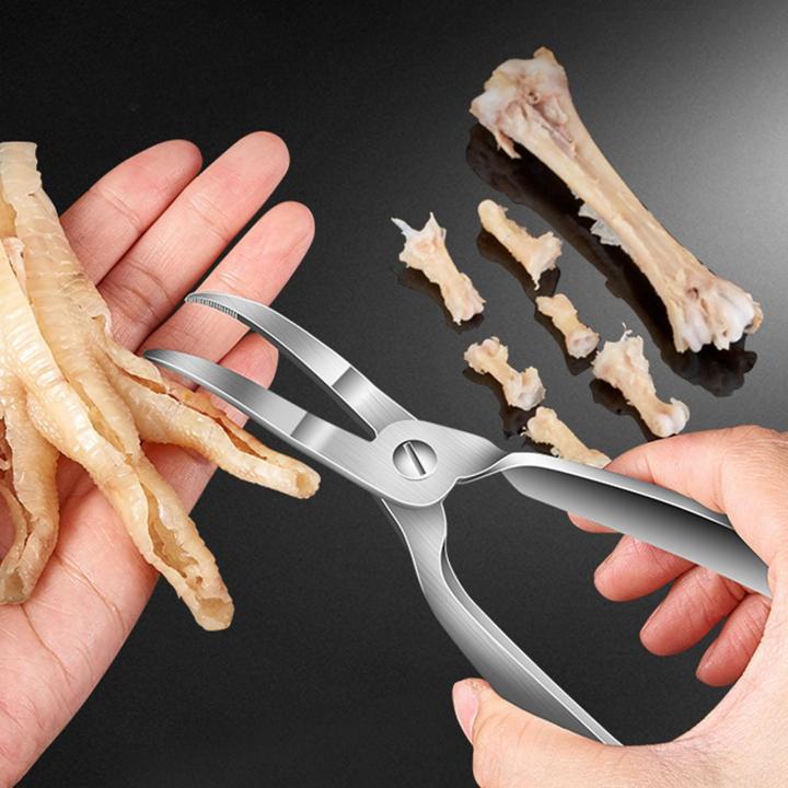 Serbery Chicken Feet Boneless Plier Boning Portable Gooses Remover for ...
