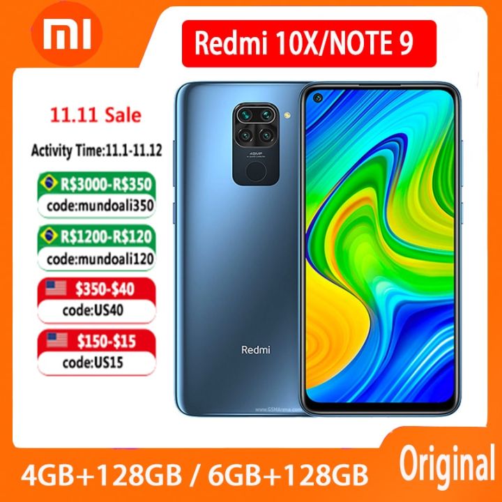 10X Xiaomi Redmi รอมทั่วโลก4G/ Redmi Note 9 4GB Ram/ 6มือถือแรม GB MTK ...