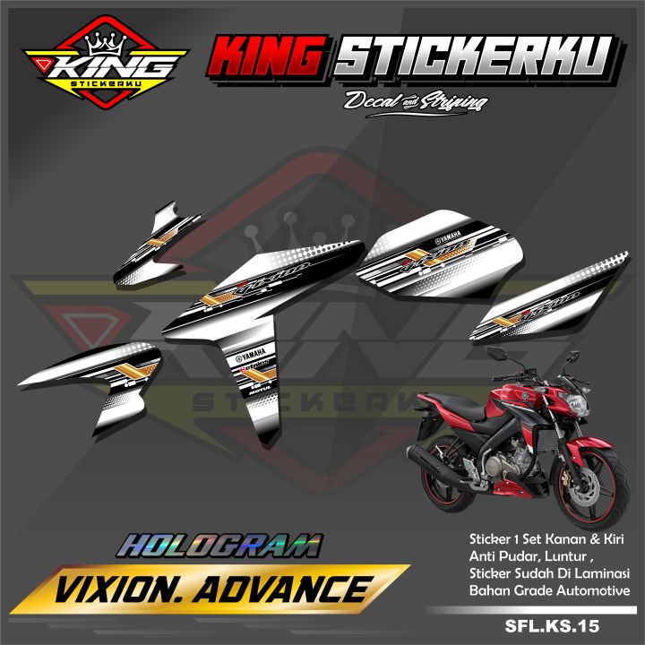 Sticker Striping Lis Variasi Vixion Advance - Striping Motor Vixion ...