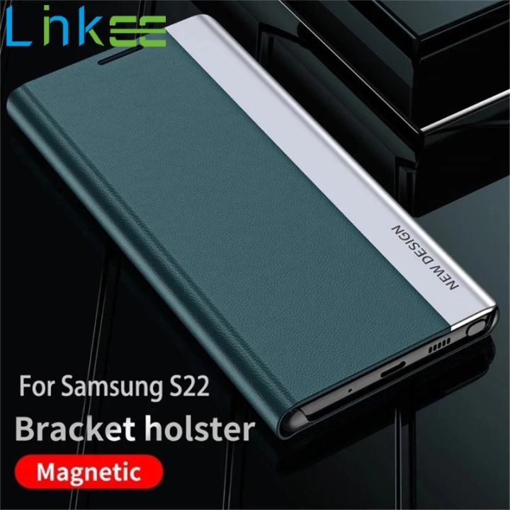 Flip Case For Samsung Galaxy S24 S22 S23 Ultra S20 S21 FE S10 Plus Stand Cover For Samsung Note ...