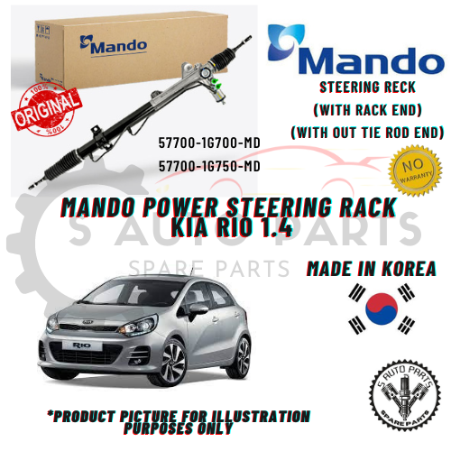 KIA RIO 1.4 Power Steering Gear Rack Assy BRAND 100% ORIGINAL MANDO ...