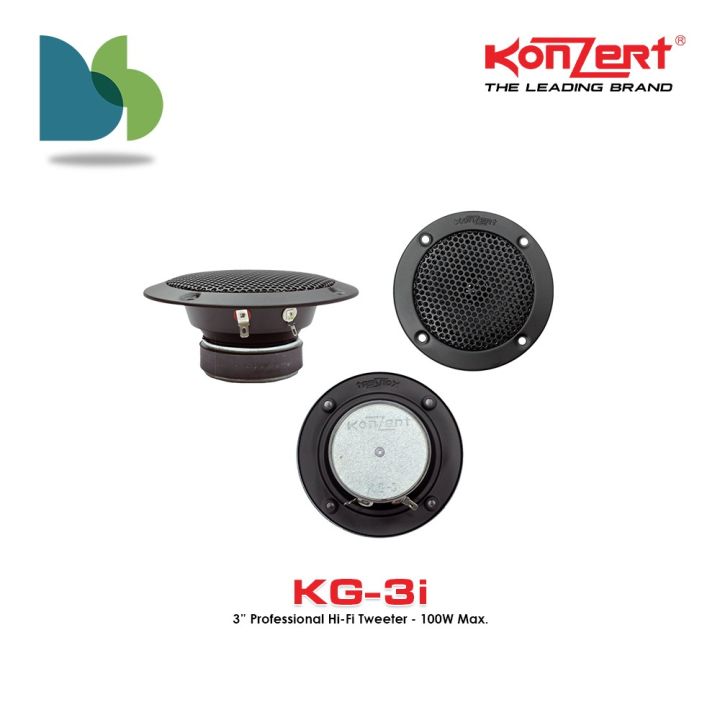 KONZERT KG 3 TWEETER ORIGINAL 100 WATTS WITH FREE CAPACITOR | Lazada PH