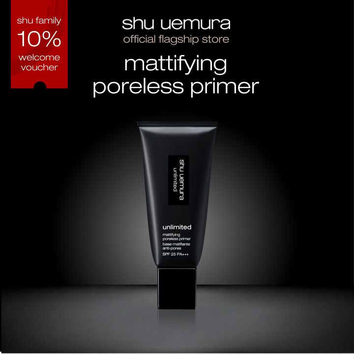 shu uemura unlimited mattifying poreless primer 30ml with SPF 25 PA ...