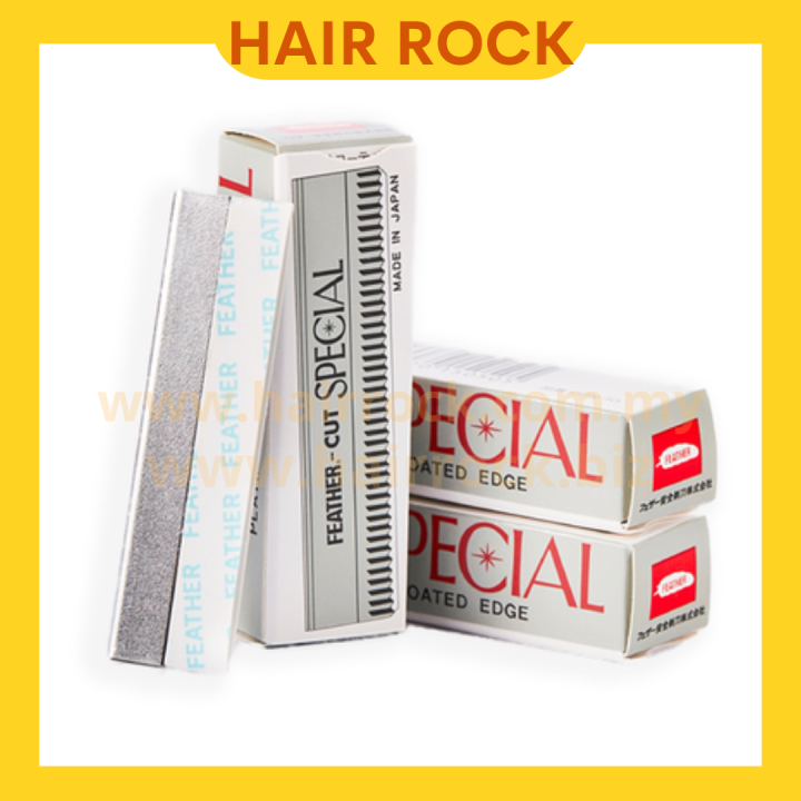 Original Japan Feather Cut Special Platinum Coated Edge Razor Blades ...