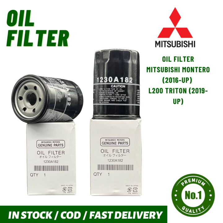 OIL FILTER for Mitsubishi Montero (2016-UP) / L200 Triton (2019-UP ...