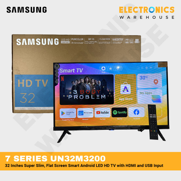 Samsung 7 Series UN32M3200, 32 Inches Super Slim, Flat Screen Smart ...