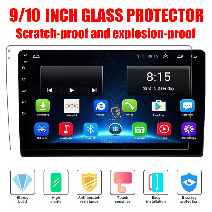 2din Android Car Stereo Screen Protector 9/10 inches for Head Unit ...