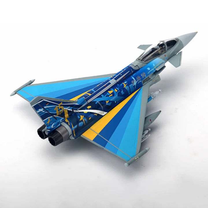 Diecast 1:72 Scale EF2000 typhoon fighter model toy German Air Force ...