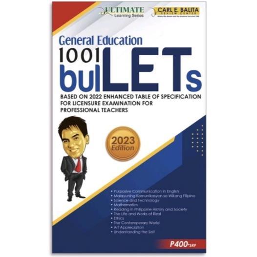 CBRC General Education BulLets 2023 Edition (LET Reviewer) | Lazada PH