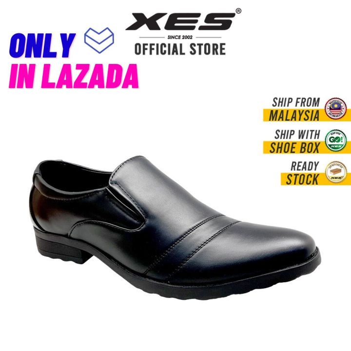 XES Men BSMCXH19 Formal Work Shoes (Black) | Lazada