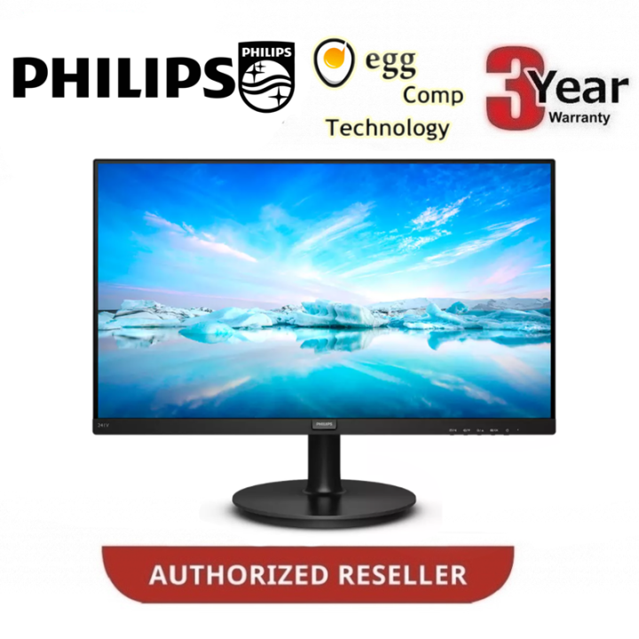 PHILIPS 241V8 24" FULL HD IPS 75HZ ADAPTIVE SYNC LCD MONITOR | Lazada
