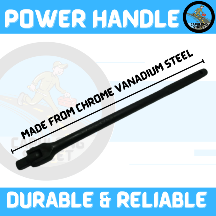Capulong Street Power Handle 1/2" Drive Carbon Black 38Cm Flex Handle ...