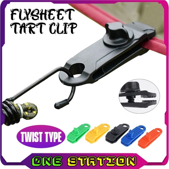 Flysheet Clip Camping Tent Clip Fly Tarp Clamp Tarpaulin Clips Canvas ...