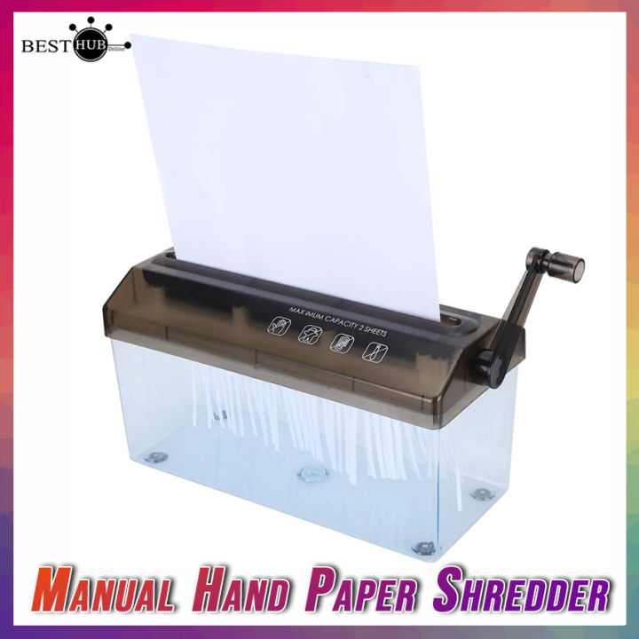 Hand Shredder Manual Paper Cutter Paper Shredder (No Specific Color ...