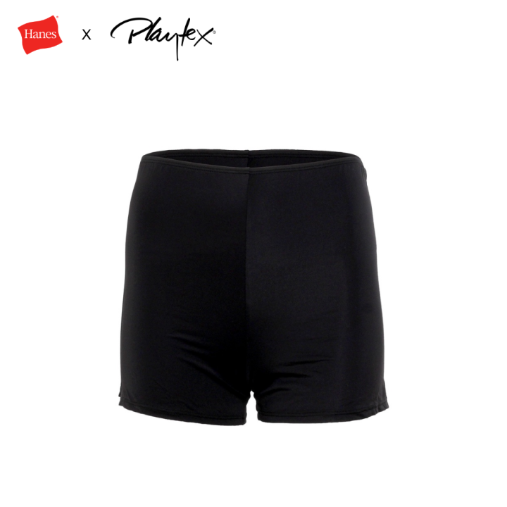 Playtex Black 2-Pack Microfiber Slip Shorts Shapewear PTL4718 | Lazada PH