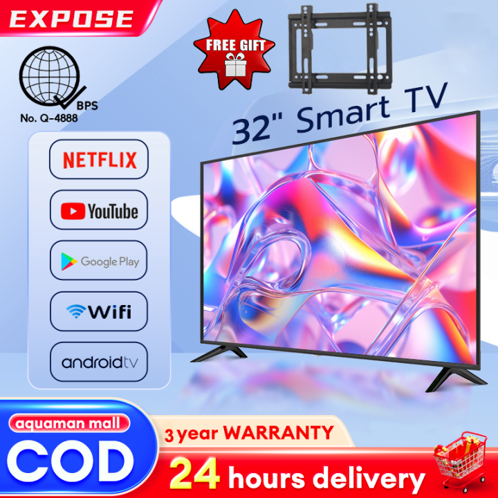EXPOSE 32 Inch Smart TV Bluetooth Android 12.0 TV Digital LED TV Full ...